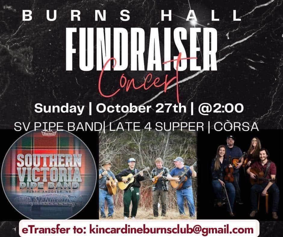 Concert at Burns Hall: 2PM Sunday 27 October 2024 – Scotch Colony